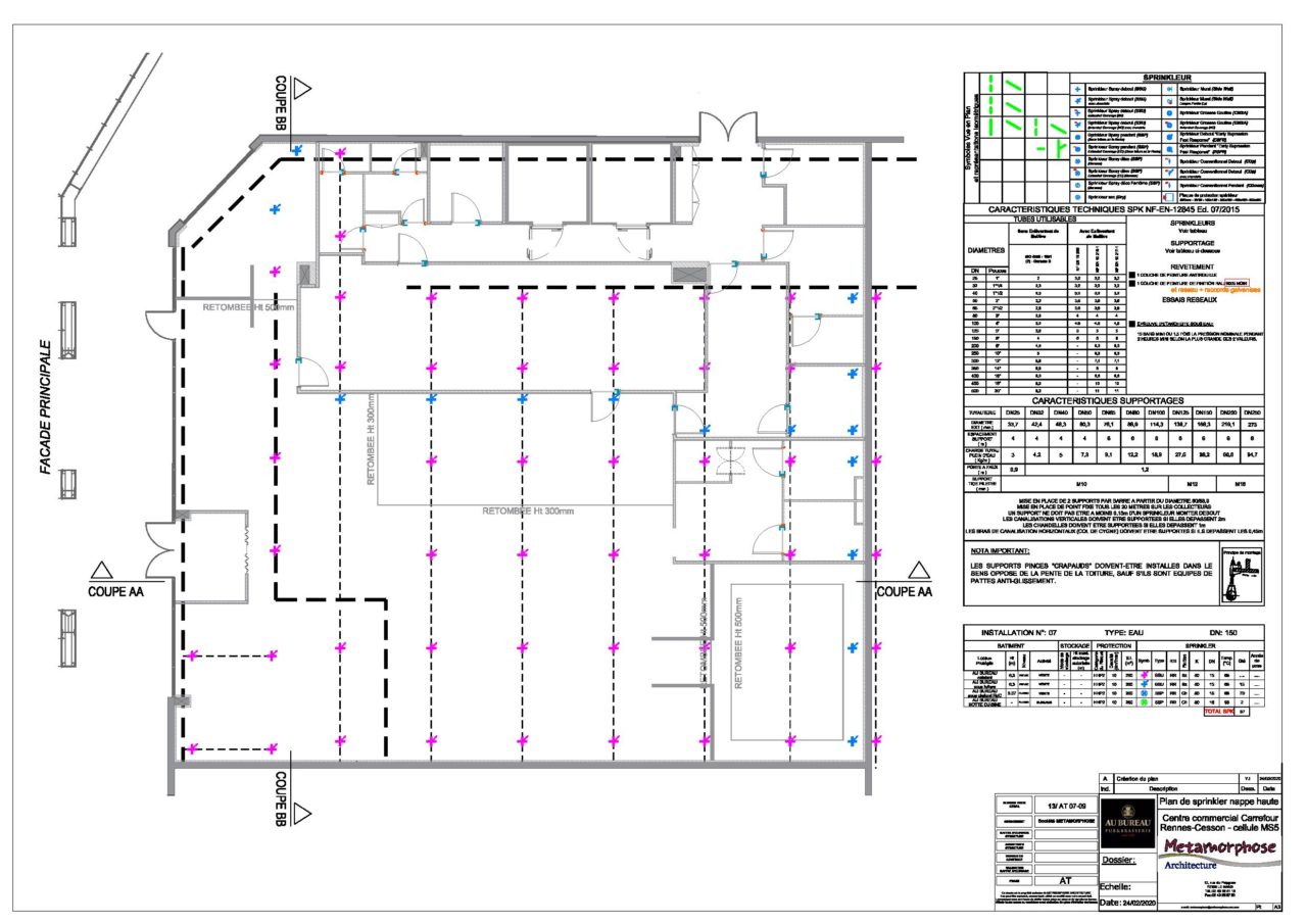 Conception des Plans et des Dossiers Administratifs- Métamorphose
