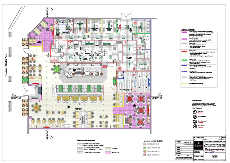 Conception des Plans et des Dossiers Administratifs- Métamorphose