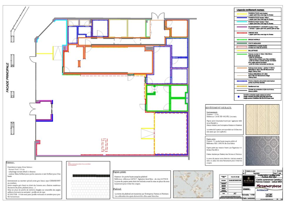 Conception des Plans et des Dossiers Administratifs- Métamorphose